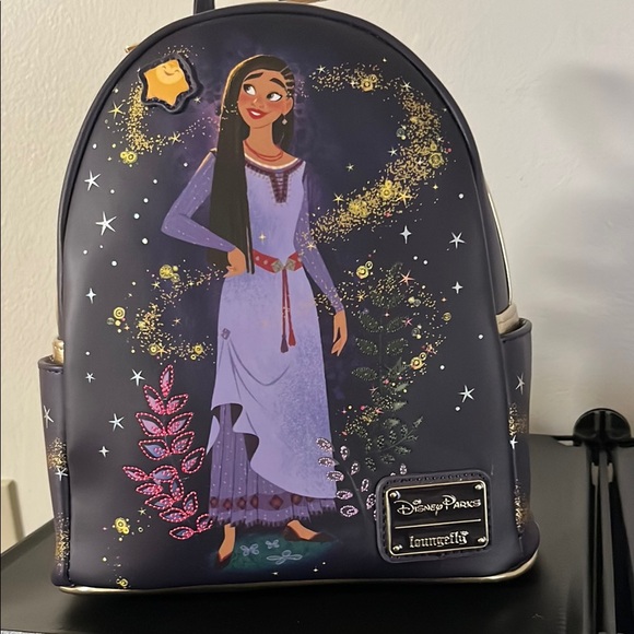 Loungefly | Bags | Loungefly Disney Princess Backpack Purple | Poshmark